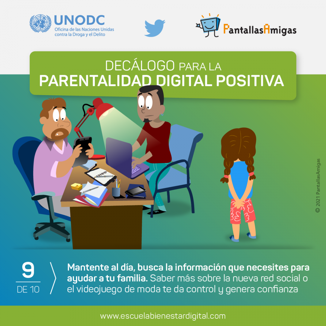 Decálogo para la parentalidad digital positiva