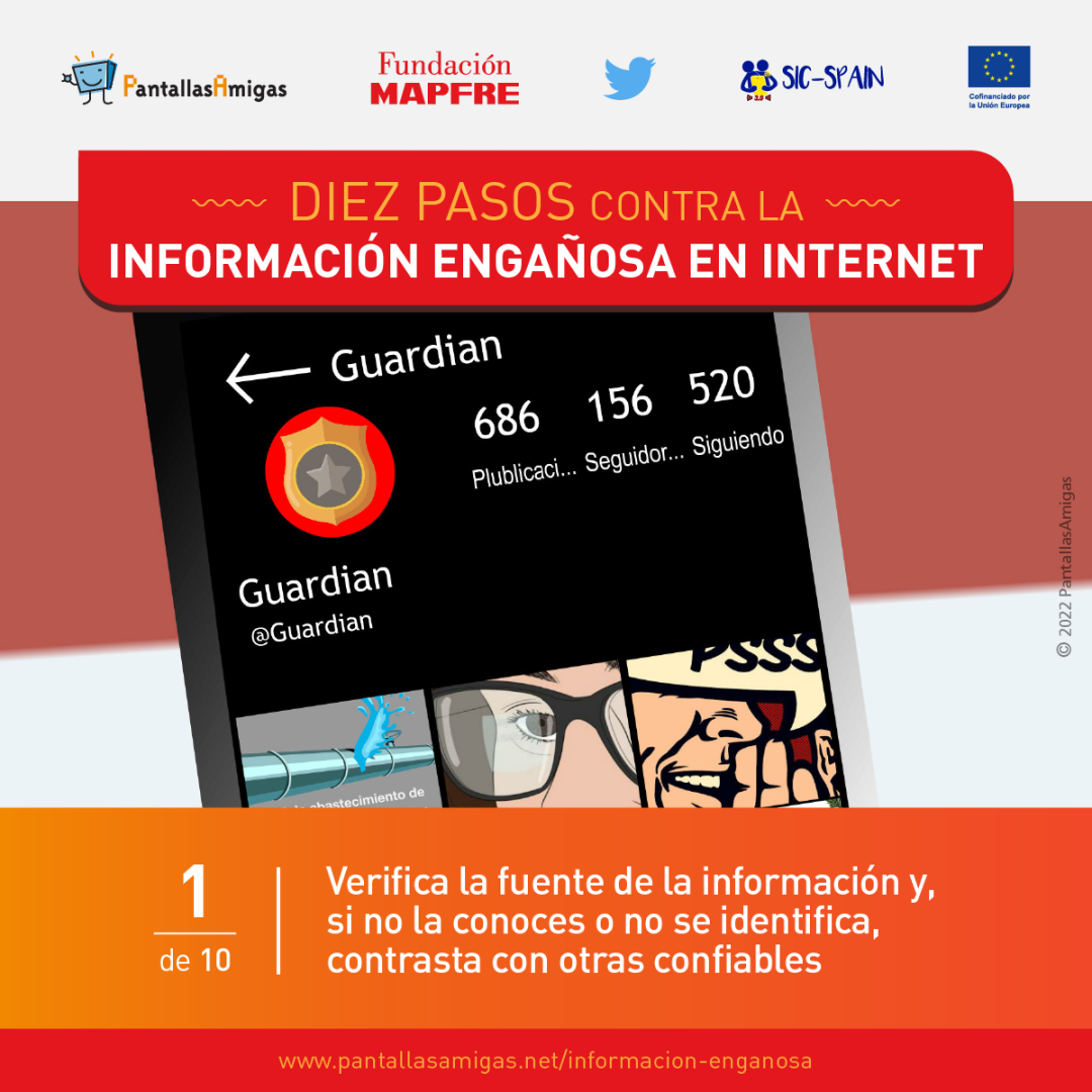 Diez pasos contra la Información Engañosa en Internet