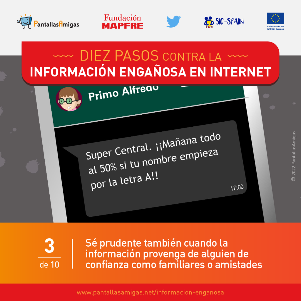 Diez pasos contra la Información Engañosa en Internet