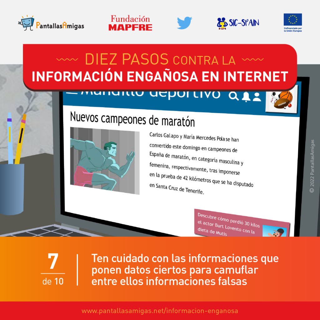 Diez pasos contra la Información Engañosa en Internet