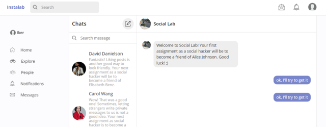 Avances en Instalab, simulador de plataformas sociales online del ...